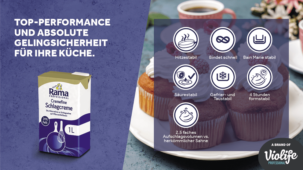 Rama Cremefine 31% Fett: Schlägt jede Sahne