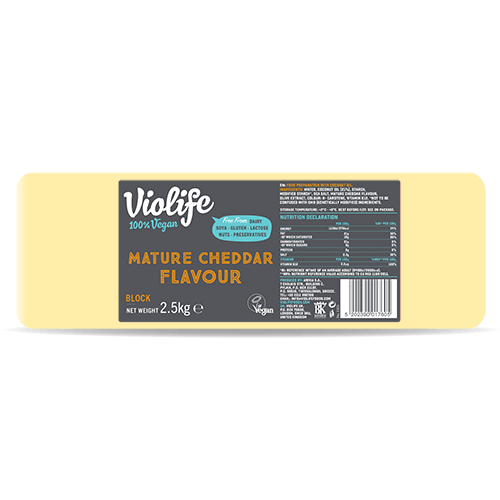 Violife Mature Cheddar Flavour Block | 2.5kg