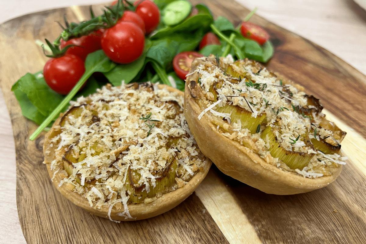 Creamy Leek Tartlets