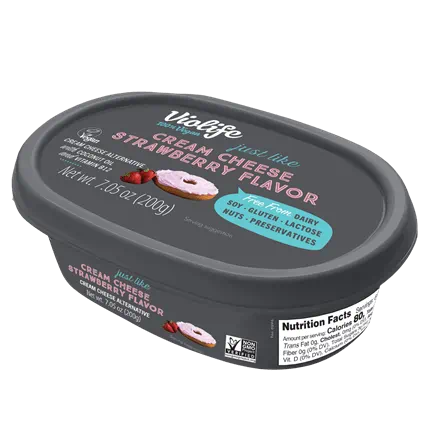 Violife Just Like Cream Cheese Strawberry Flavor