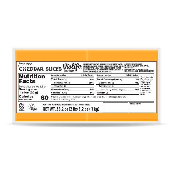 Flora Professional | Violife Tranches Saveur Cheddar