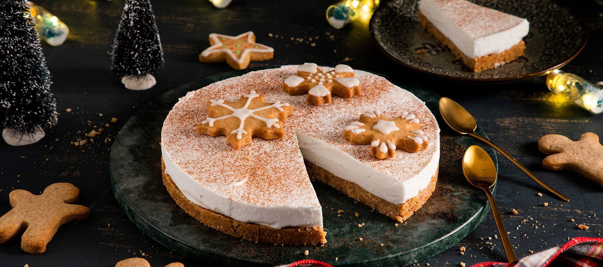 Kerst cheesecake vegan