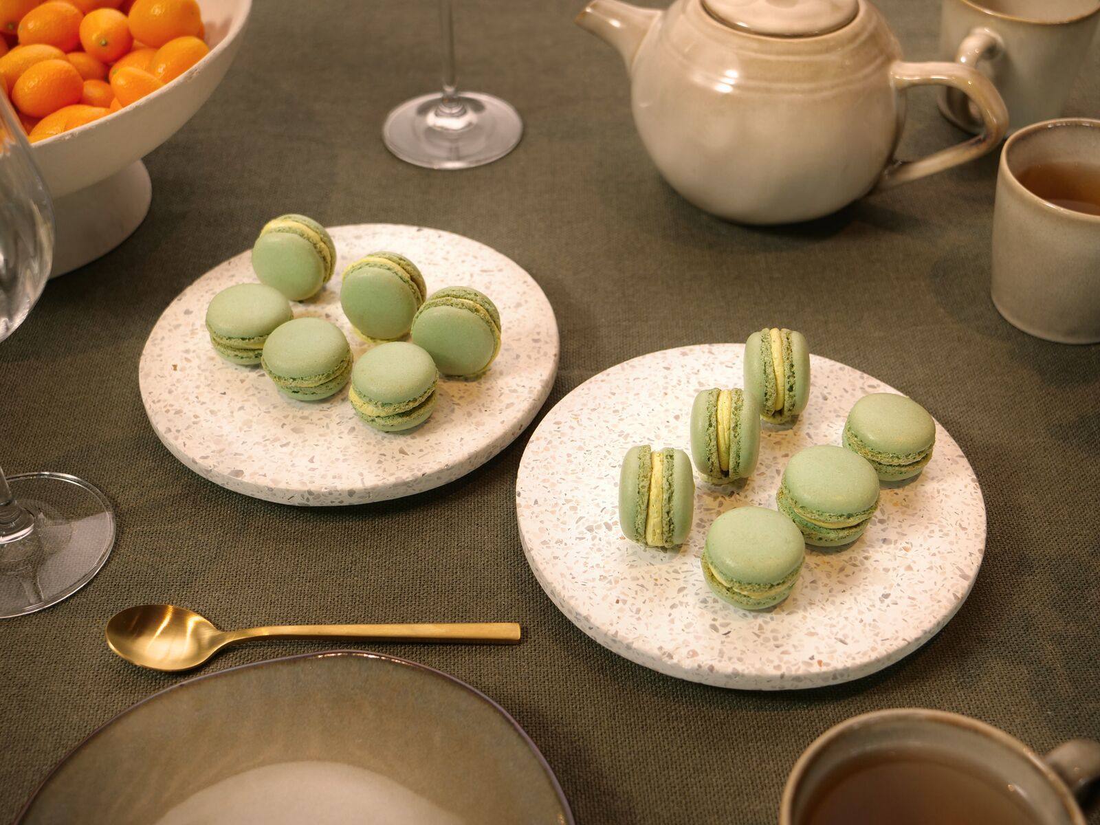 Pumpkin Spice Macarons