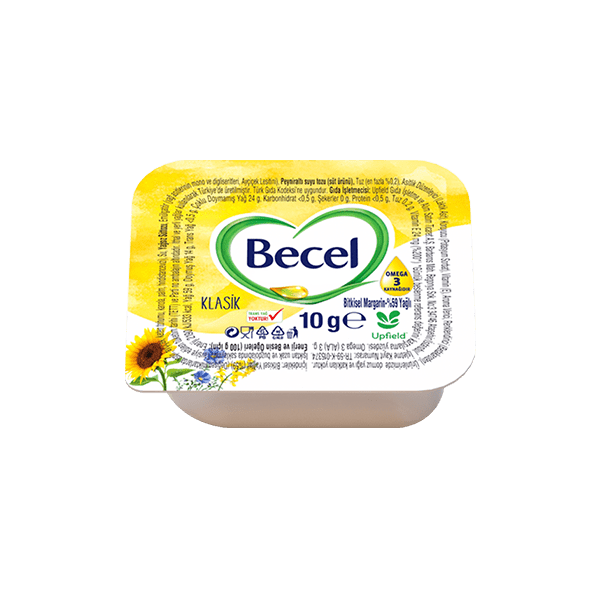 Becel Klasik %59 Yağlı Bitkisel Margarin Tek Kullanımlık Paket 10 G